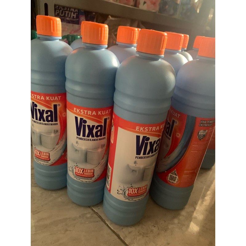 Jual Vixal Pembersih Porselen & Kamar Mandi HCl Anti Kerak Bandel Ekstra Kuat 750 mL | Shopee ...