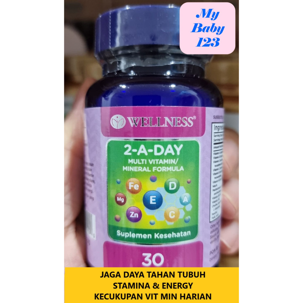 Jual EXP FEB 2028 WELLNESS 2 A DAY Multivitamin Formula 30 Tablets ...