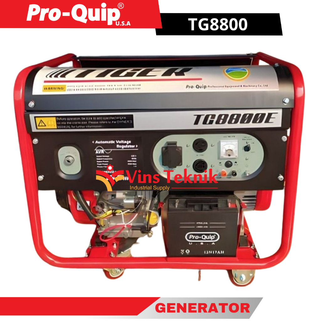 Jual Mesin genset bensin 5000watt generator set TG 8800 TIGER TG8800 ...