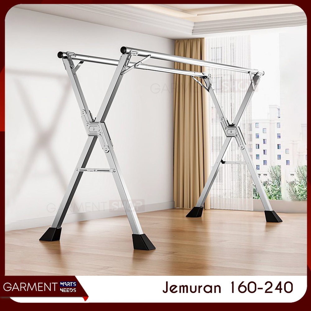 Jual Jemuran Portable Lipat Gantungan Hanger Baju Pengering Handuk ...