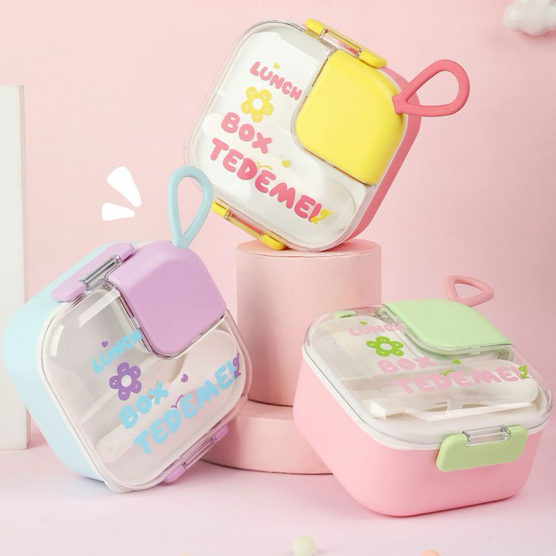 Jual Tedemei Lunchbox Pastel Kotak Makan Anak PAUD TK SD Snack Box ...