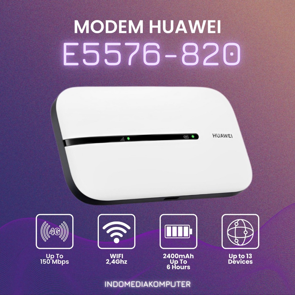 Jual MODEM HUAWEI TYPE-C 5576-820 4G 150Mbps Harmony OS | Shopee Indonesia