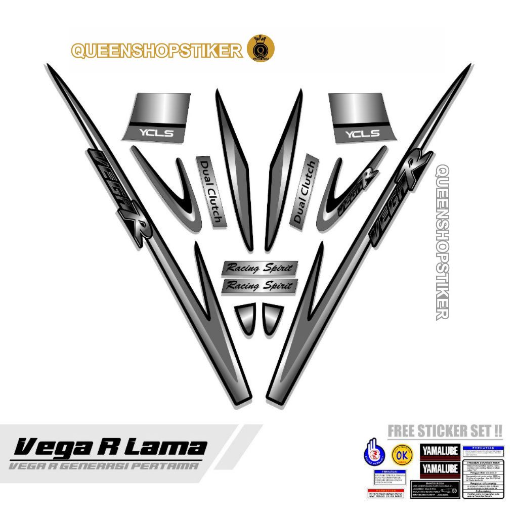 Jual STRIPING VEGA R LAMA MOTIF 9 / STIKER VEGA R OLD / STIPING VEGA R ...