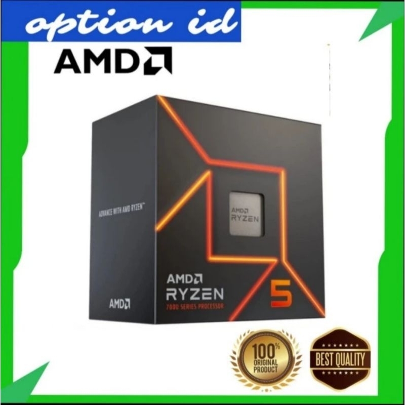 Jual AMD Ryzen 5 7600 Box | AM5 Processor Gaming Raphael Zen 4 6-cores ...