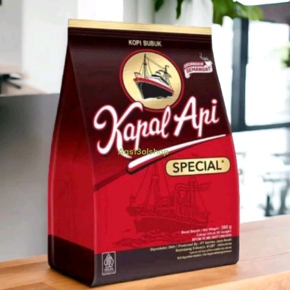 Jual [ KAPAL API ] KOPI BUBUK SPESIAL/KOPI BUBUK/WHITE COFFE ISI 380 ...