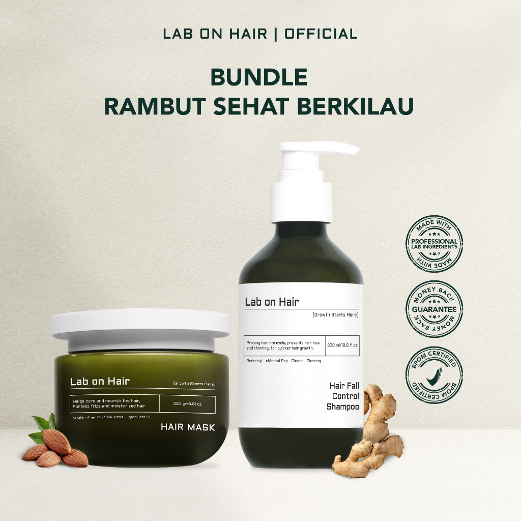 Jual Lab On Hair Bundle Shampoo + Hair Mask - Paket Shampoo dan Hair ...