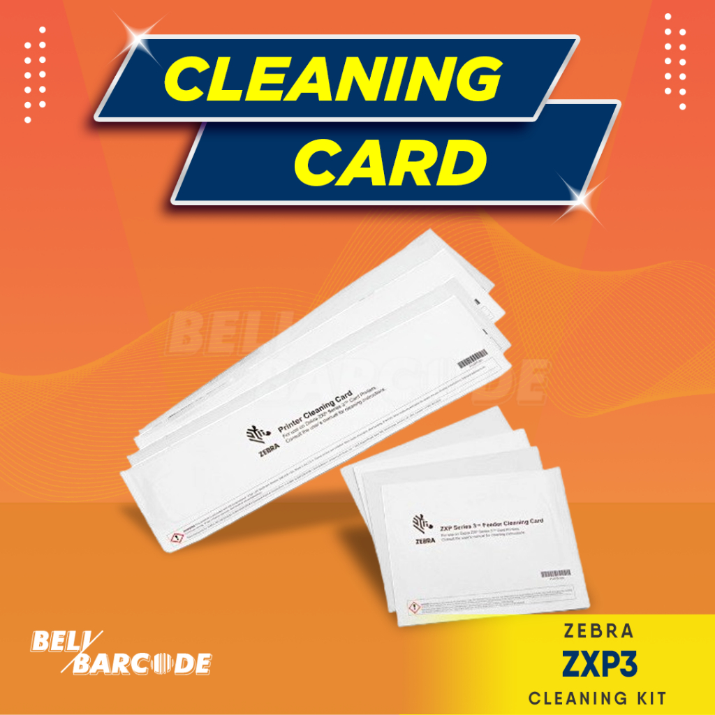 Jual Zebra ZXP3 Cleaning Kit Pembersih Printer ID Card Long Cleaner ...