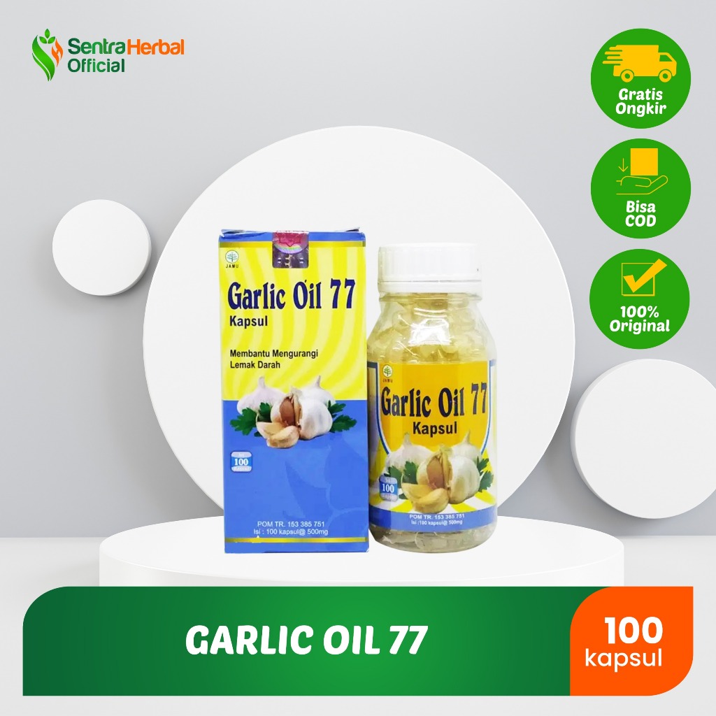 Jual Garlic Oil 77 POM isi 100 Capsul | Shopee Indonesia