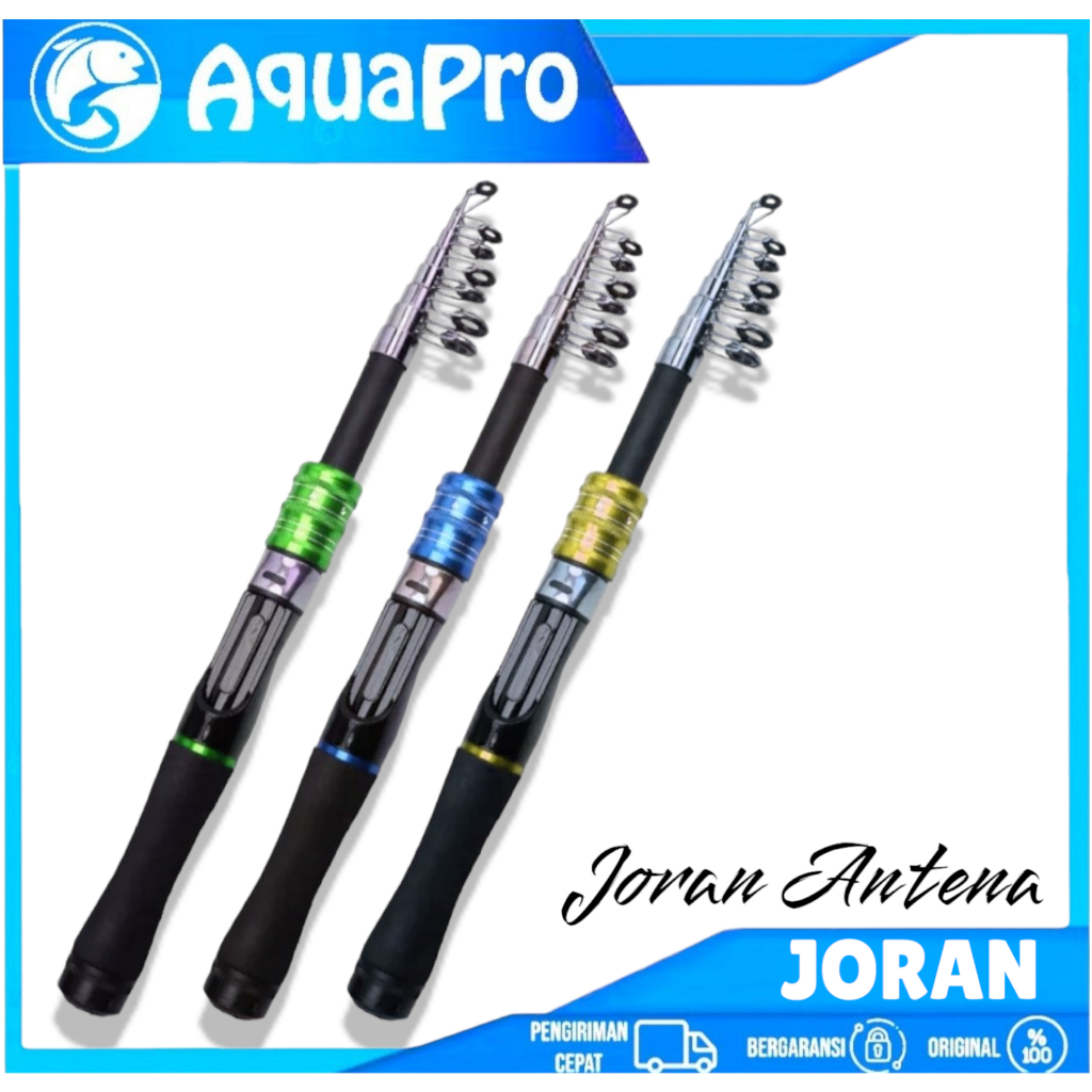 Jual AquaPro Joran Pancing Antena 1.5m-1.8m Joran Pancing Spinning ...
