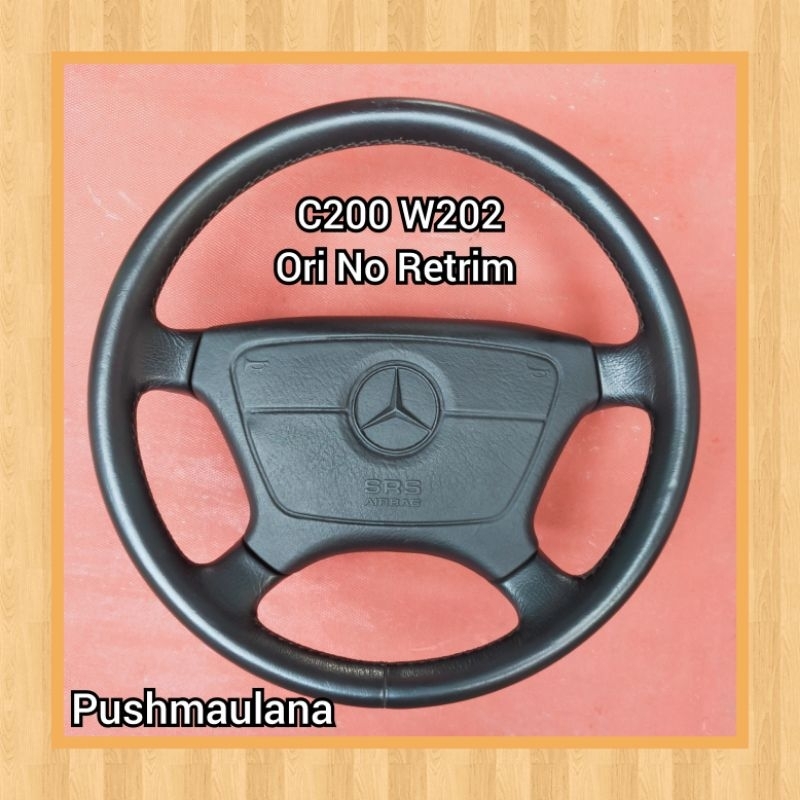 Jual Setir Stir Mercy W202 - W210Orisinil No Retrim mulus | Shopee ...