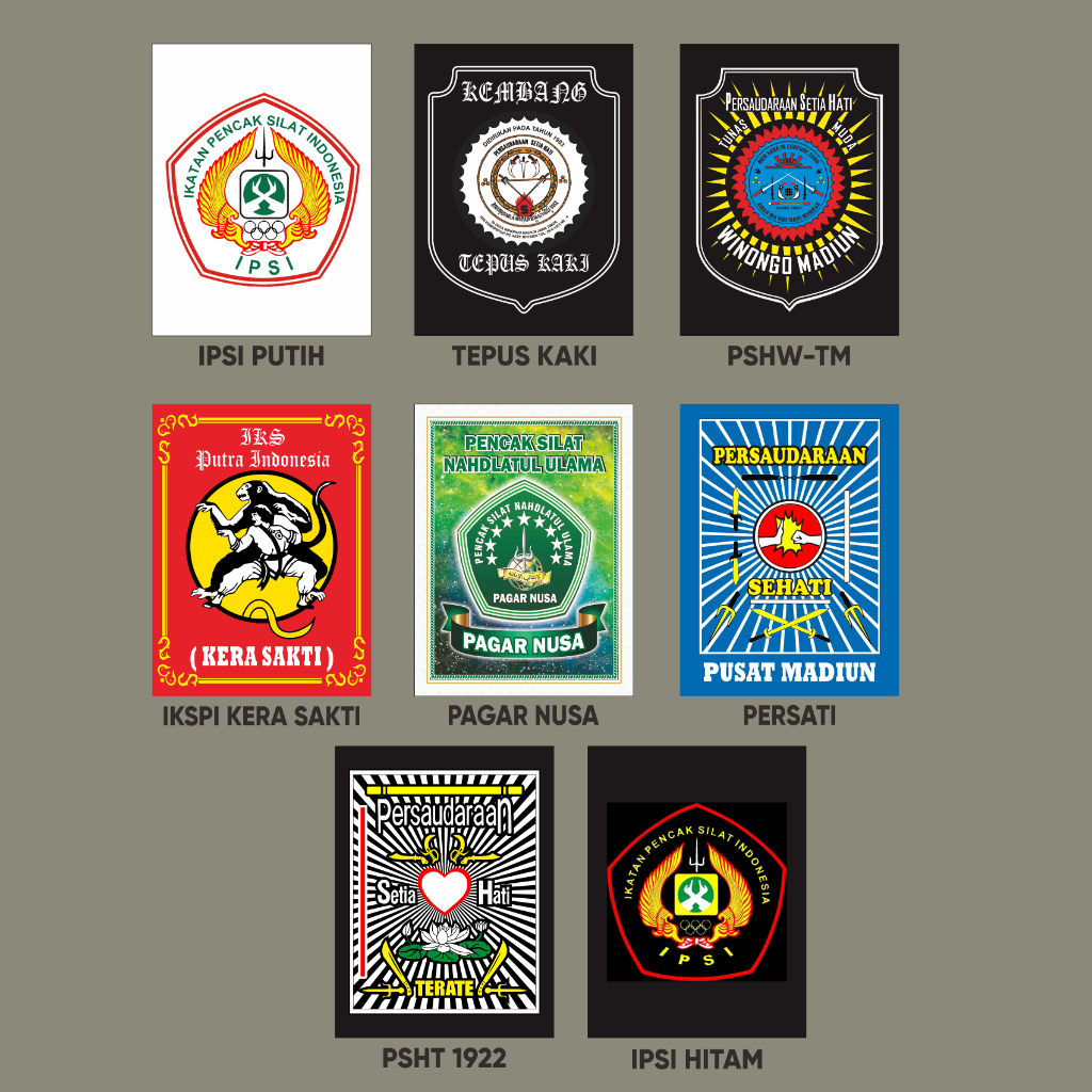 Jual LAMBANG IPSI / PSHW / PSHT/ IKSPI / PAGAR NUSA DLL | Shopee Indonesia