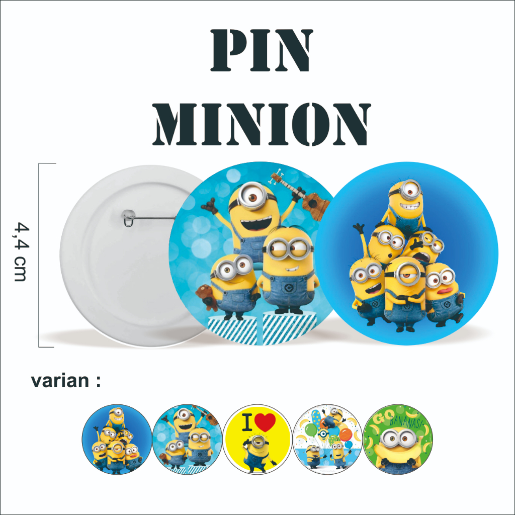 Jual souvenir pin kartun pinfull color lucu pin sekolah pin hiasan pin ...