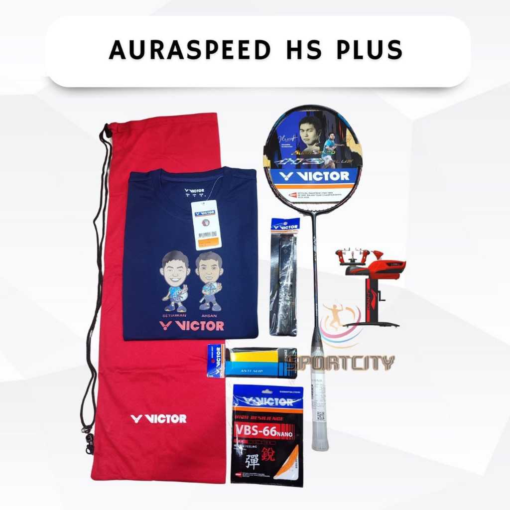 Jual Raket Badminton VICTOR AURASPEED HS PLUS Hendra Setiawan Special ...