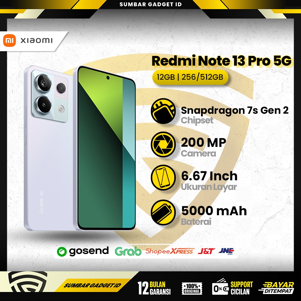 Jual Xiaomi Redmi Note 13 Pro 5G 8/256 12/512 | Snapdragon® 7s Gen 2 ...