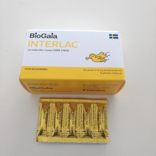 Jual Interlac Probiotik Box 30 Sachet - Menjaga Saluran Pencernaan ...