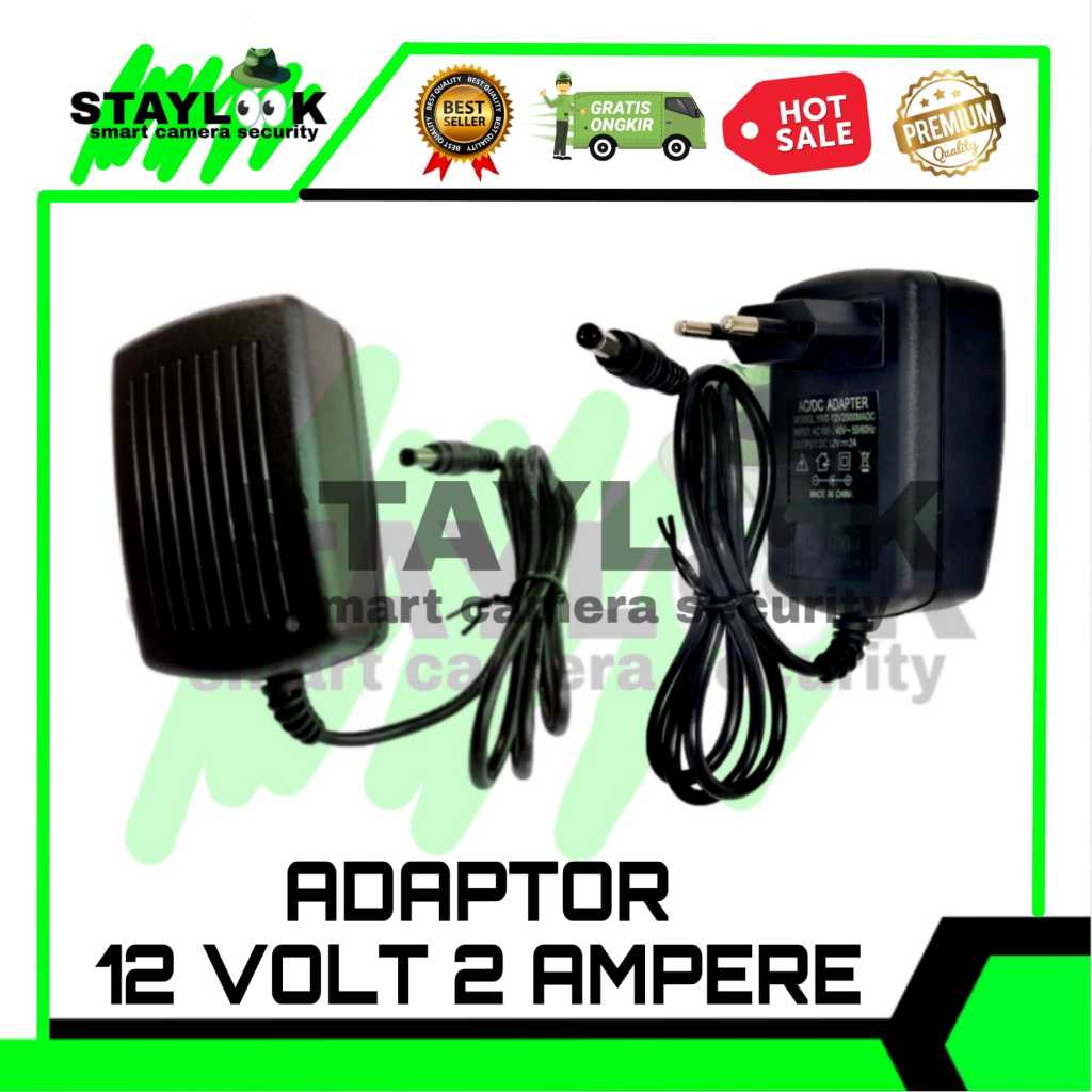 Jual cctv Adaptor Cctv 12V 2A Murah buat led / CCTV | Shopee Indonesia