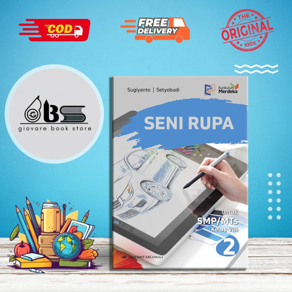 Jual SENI RUPA KELAS 8 ERLANGGA KURIKULUM MERDEKA ORIGINAL | SENI RUPA SMP/MTS KLS.8/KM | Shopee ...