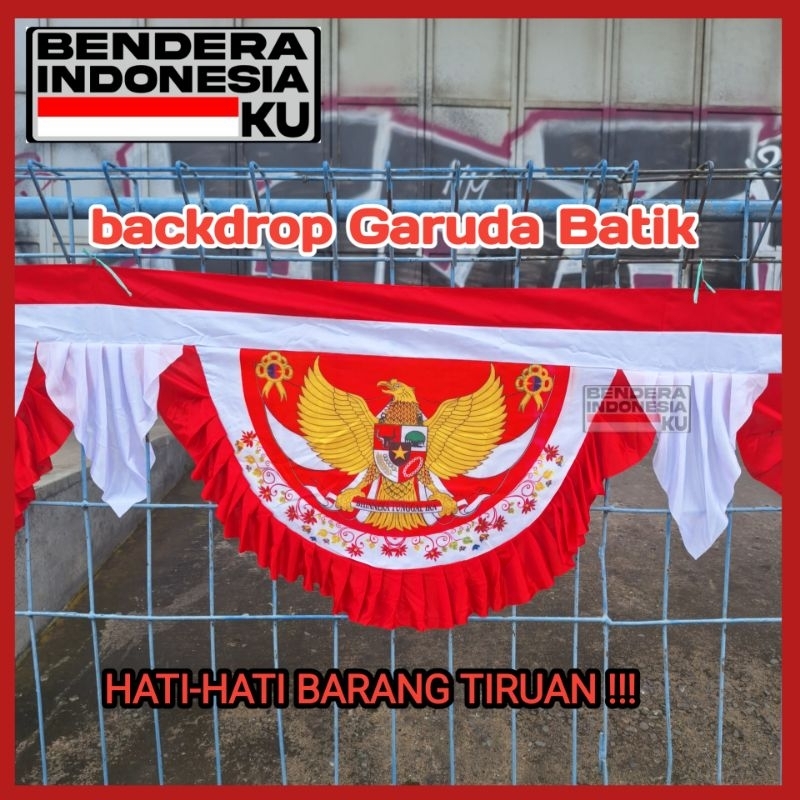 Jual bendera backdrop garuda bendera merah putih garuda bendera ...