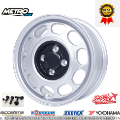 Jual VELG RACING HSR KLG RING 14 COCOK BUAT MOBIL WULING AIR EV AGYA ...