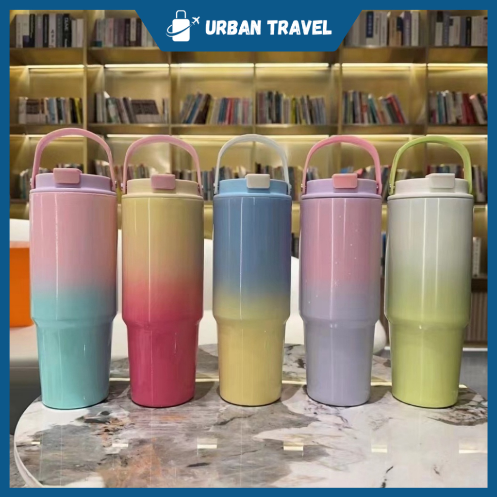 Jual Termos Tumbler Premium Motif Gradasi 900ml Botol Minum Stainless ...