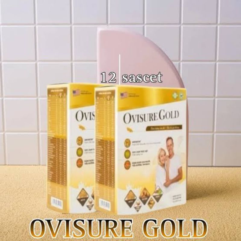 Jual 2 BOX SUSU OVISURE GOLD PLUS ORIGINAL VITAMIN TULANG DAN SENDI ...