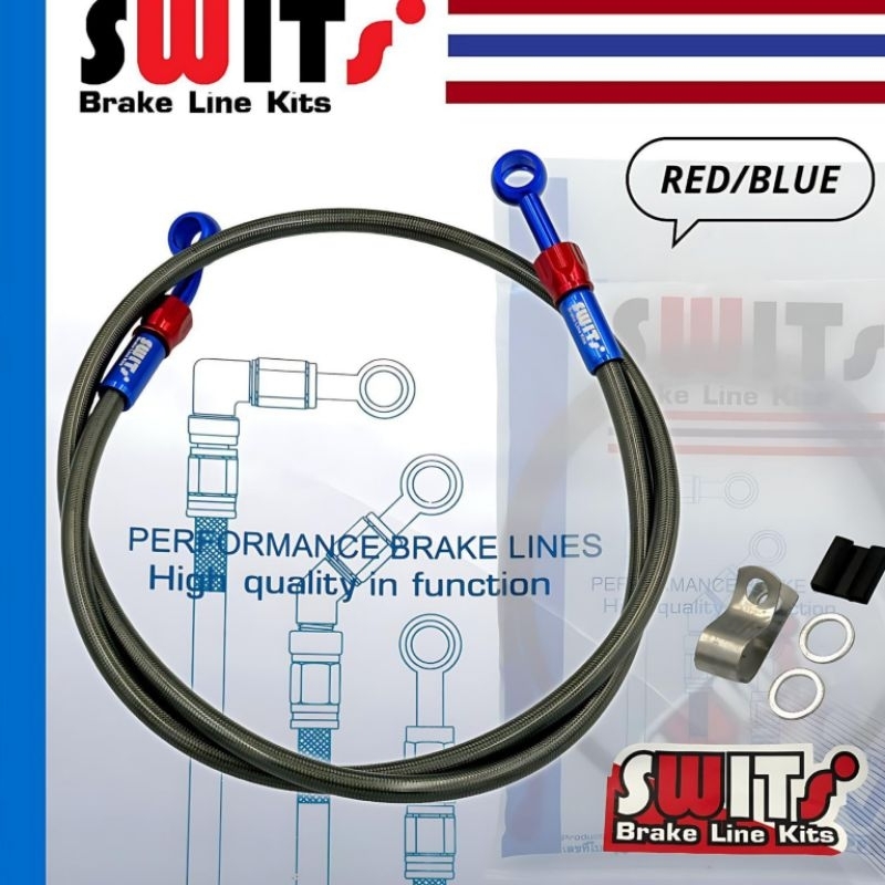 Jual Selang Rem warna carbon Kabel Rem Swits Thailand Kepala fiiting ...