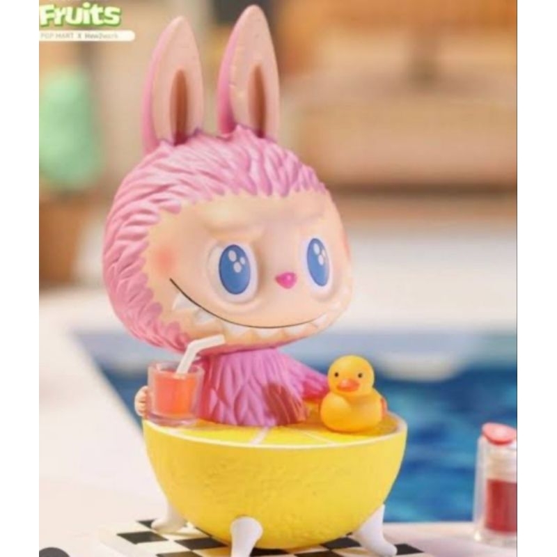 Jual POP MART Labubu The Monster Fruits Lemon Open Box Confirm Figure ...