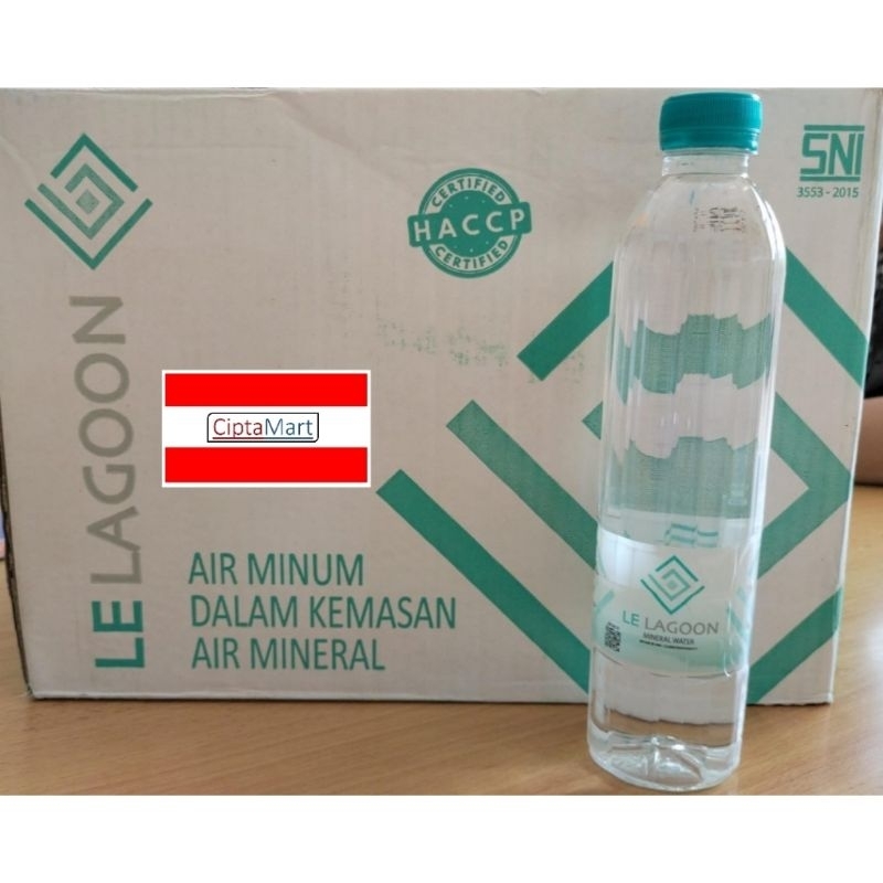 Jual AIR MINERAL LE LAGOON 24 X 500ML ( 1 dus / karton ) | Shopee Indonesia
