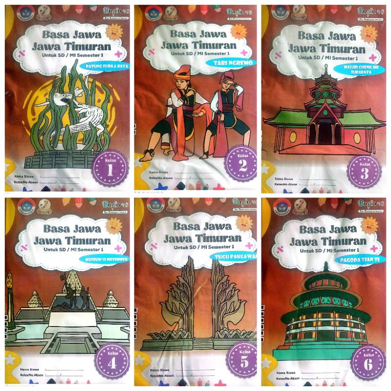 Jual BUKU LKS SD MI BAHASA JAWA TIMUR KELAS 1 2 3 4 5 6 SEMESTER 1 GANJIL KURIKULUM MERDEKA ...