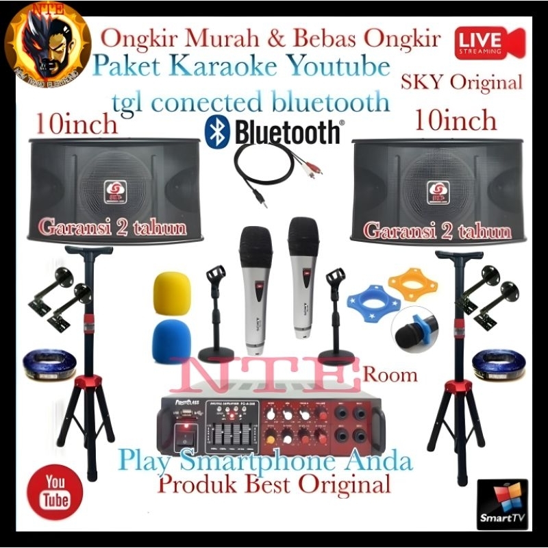 Jual Paket Sound karaoke Set 10 inch Sky audio Original Garansi 2 tahun ...