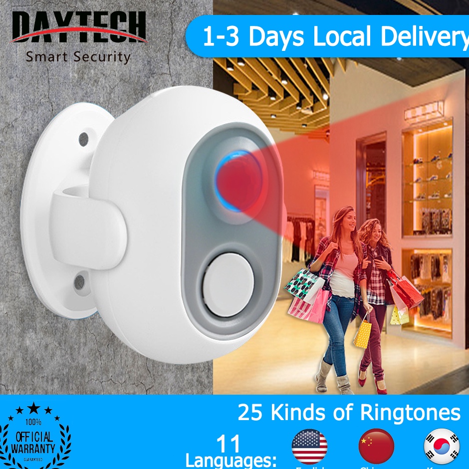 Jual Daytech Selamat Datang Bel Pintu Otomatis Alarm Bell Rumah Sensor ...