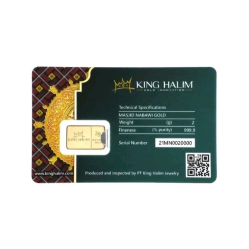 Jual PROMO Emas king Halim masjid nabawi 2gram 2024(terbaru) | Shopee ...