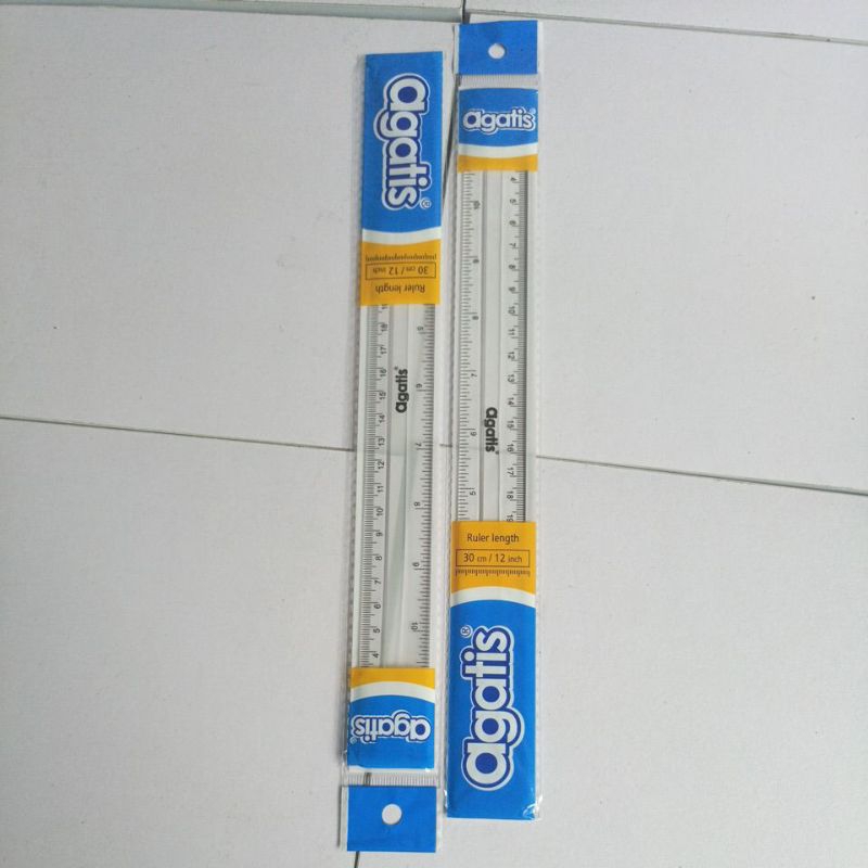 Jual Penggaris Plastik Agatis 30 cm | Shopee Indonesia
