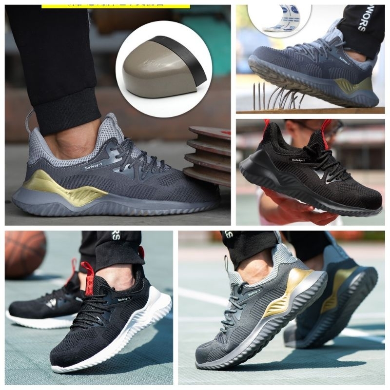 Jual SEPATU SAFETY RINGAN SAFETY-1 4DID4S STYLE UJUNG BESI | Shopee ...