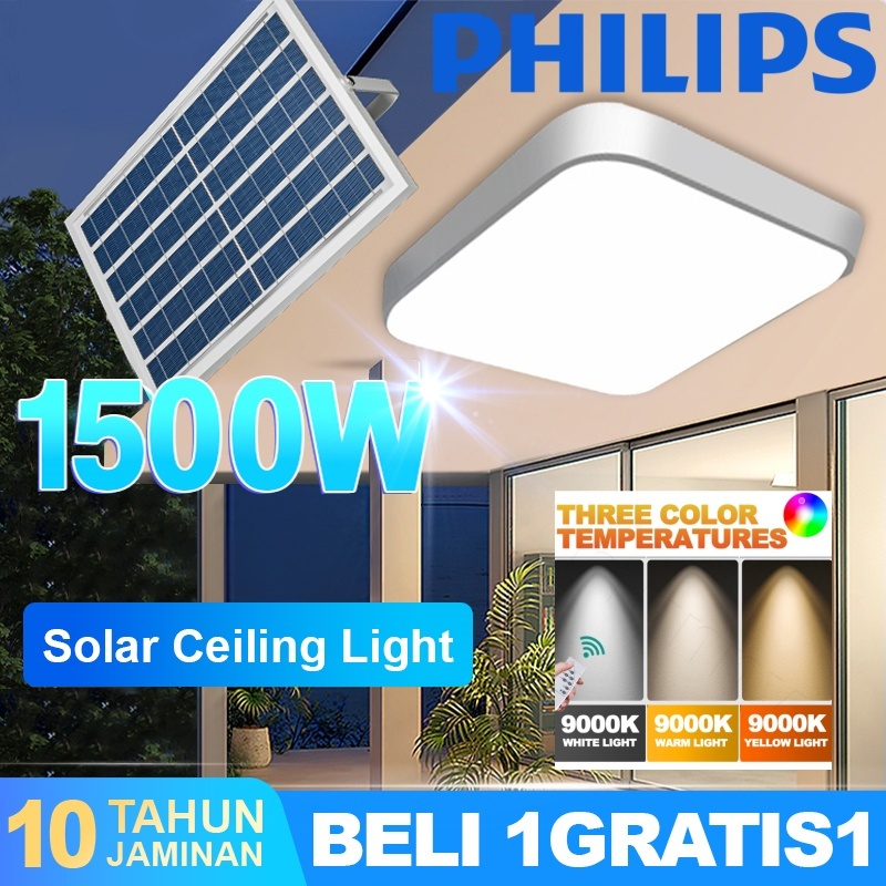 Jual PHILIPS Lampu plafon 1500W 3Warna IP67 Tahan air lampu tenaga ...