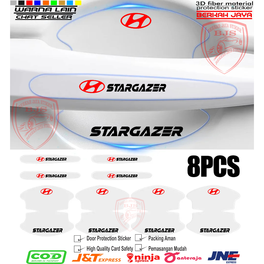 Jual Stiker Transparan Pelindung Handle Pintu Mobil Stargazer Handle ...