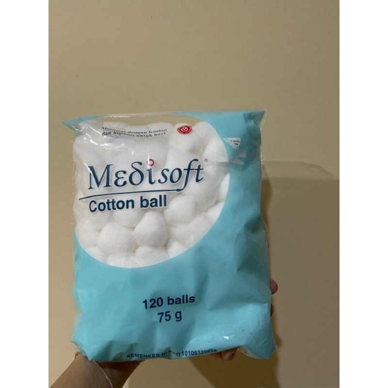 Jual kapas baby medisoft 120ball 75gr | Shopee Indonesia