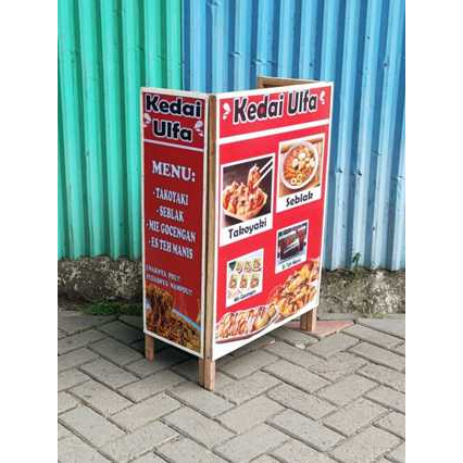 Jual Booth Portable Kayu/ Booth Portable / Gerobak Kayu/ Gerobak Murah ...