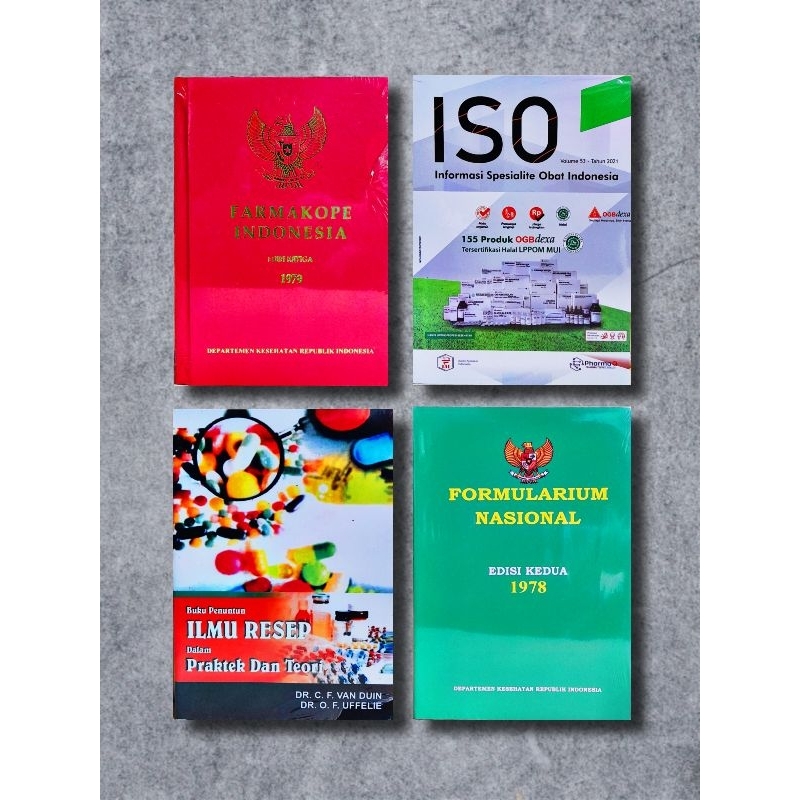 Jual PAKET 4 BUKU FARMASI TERMURAH ( FI3 + ISO OBAT VOL.53 + FORNAS ...