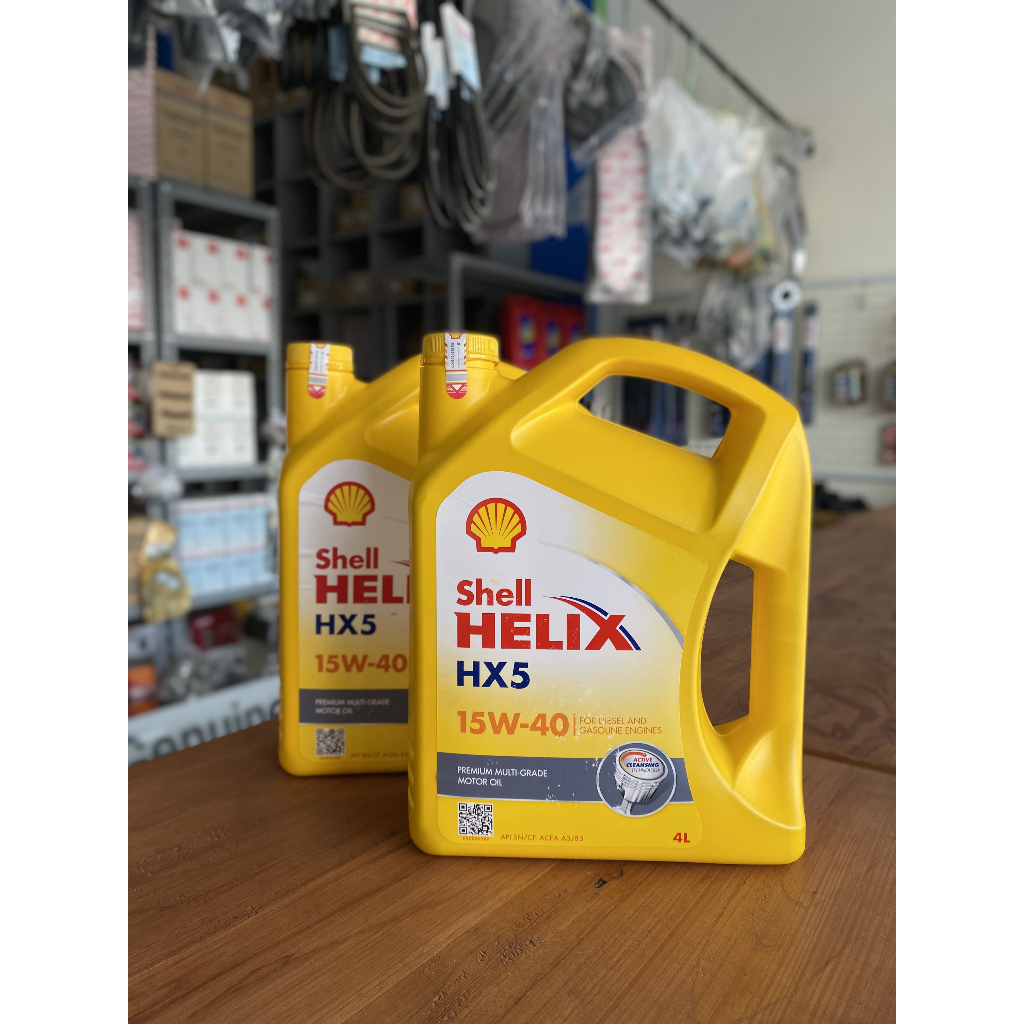 Jual Shell Helix HX-5 15W-40 Kemasan 4 Liter | Shopee Indonesia