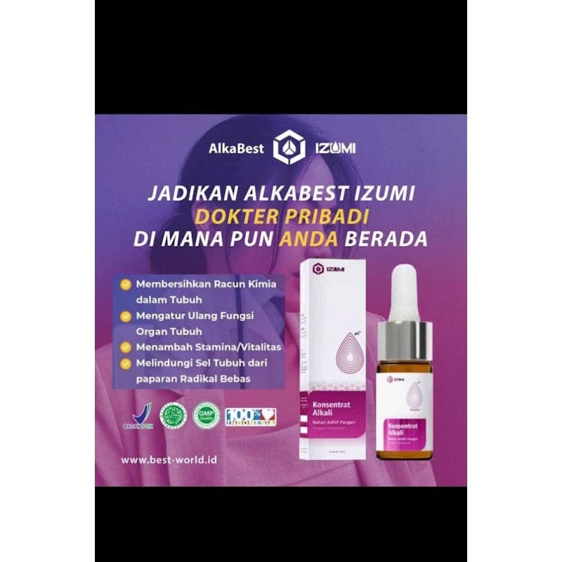 Jual Alkabest Izumi Air Alkali memelihara fungsi ginjal | Shopee Indonesia