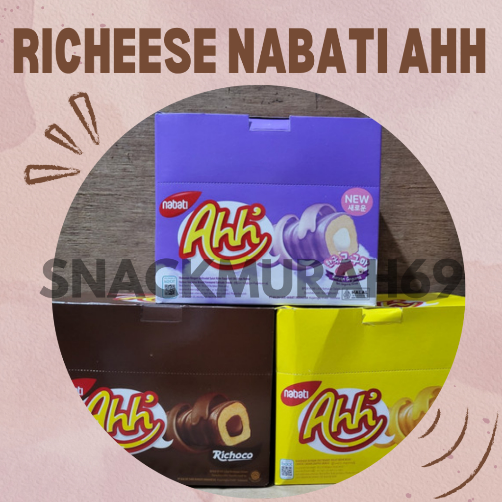 Jual Nabati Ahh Box All Varian 6 gram x 20 pcs | Makanan Ringan ...
