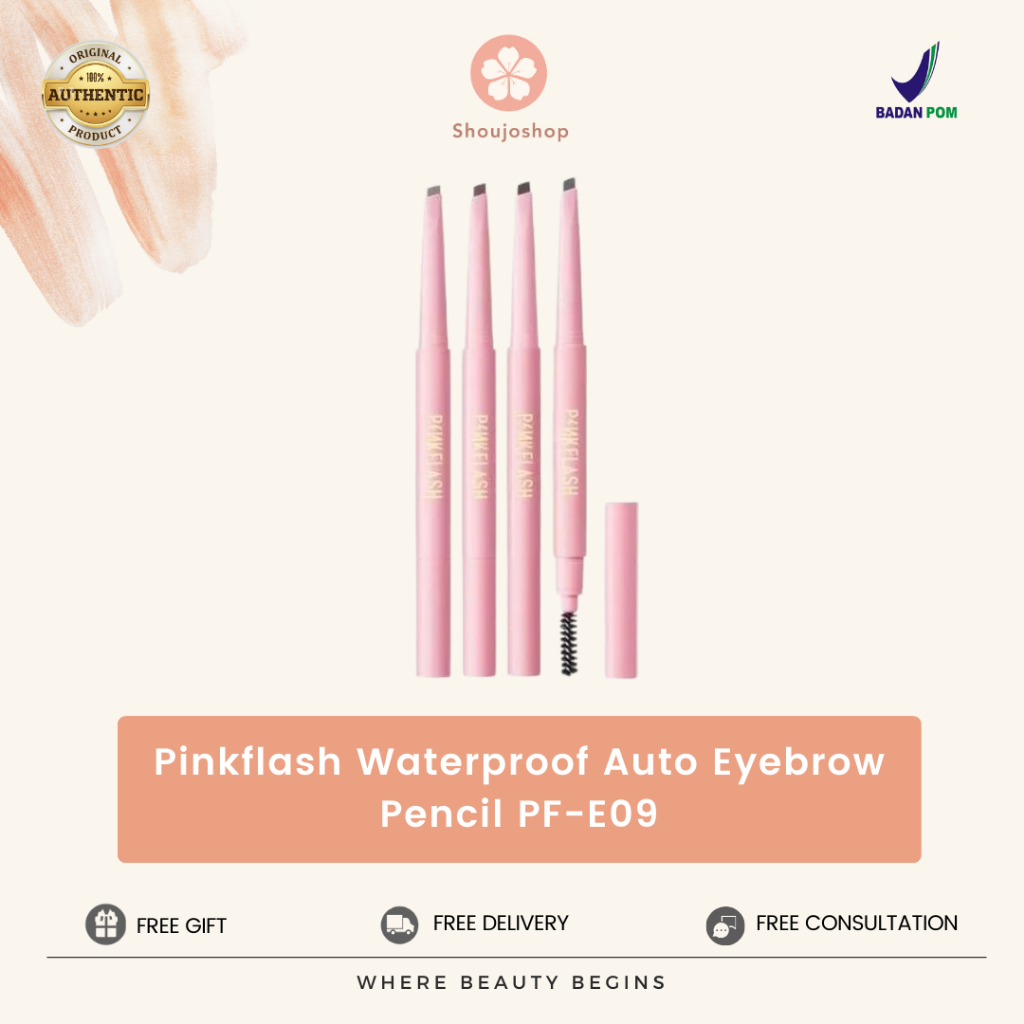 Jual Pinkflash Waterproof Auto Eyebrow Pencil PF-E09 | Shopee Indonesia