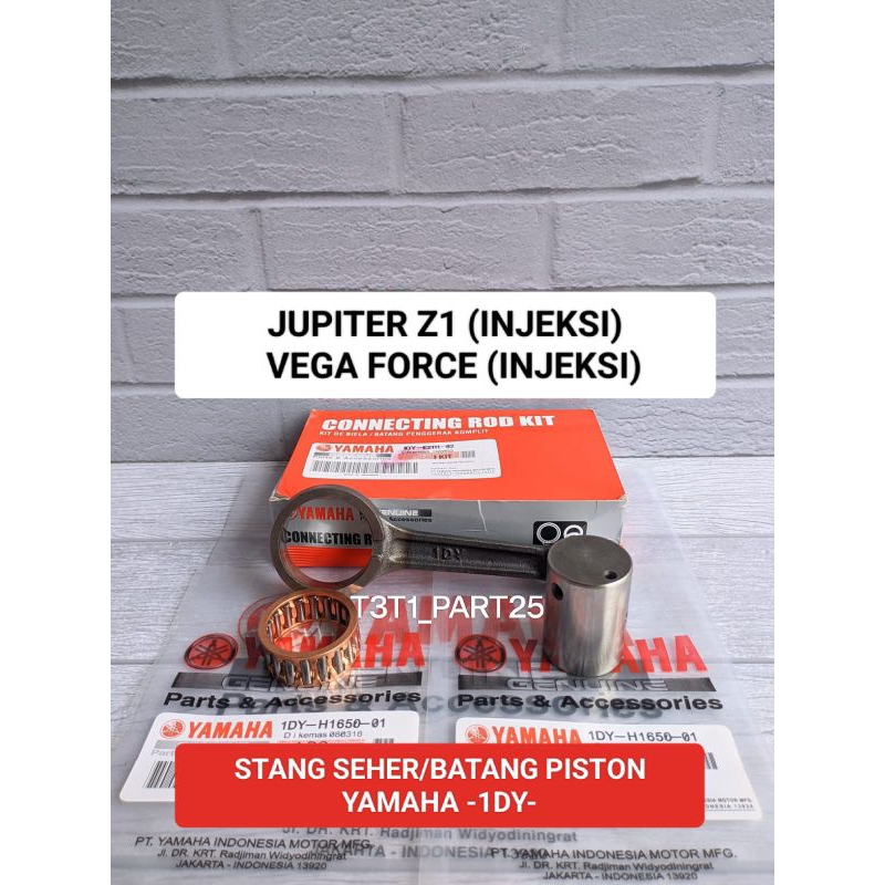 Jual stang seher set (1DY) batang piston Jupiter Z1 injeksi/vega force ...
