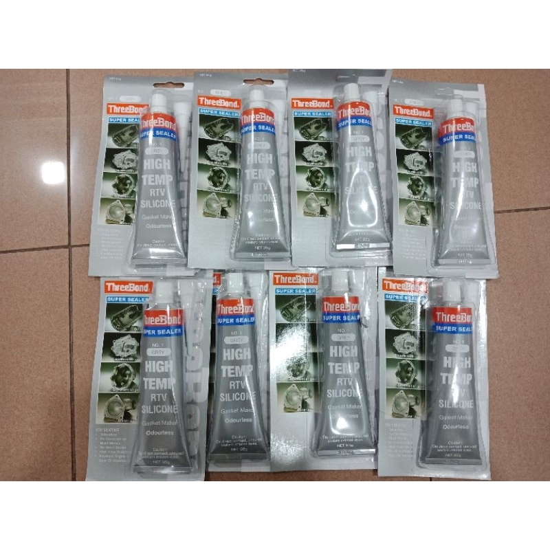Jual THREEBOND SUPER SEALER NO. 1 GREY 85G / LEM GASKET ABU / HIGH TEMP ...