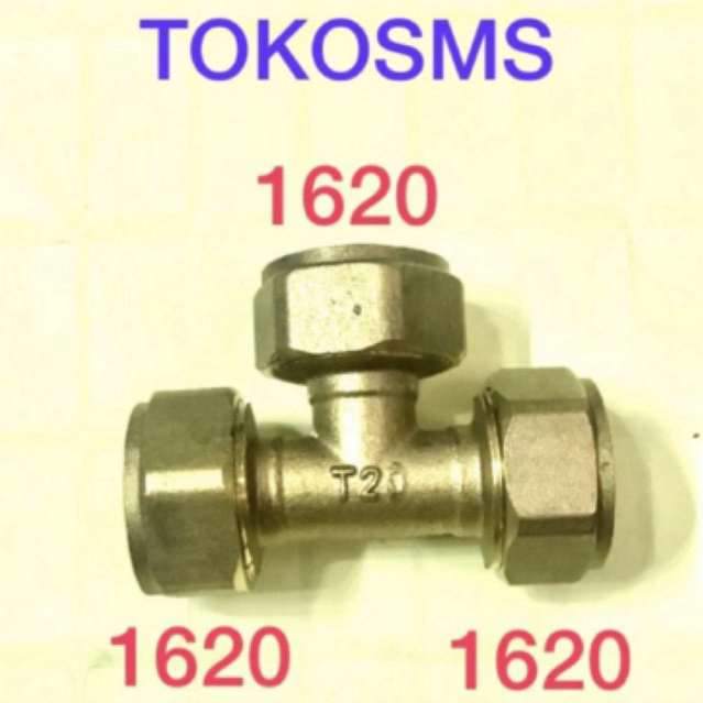 Jual Tee sambung T pipa air panas model rifeng ukuran 3/4 inci 20mm x ...