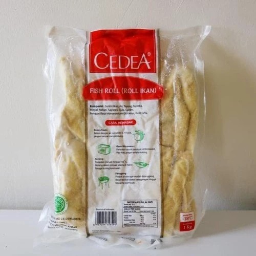 Jual Cedea fish roll row roll 1kg 40 pcs | Shopee Indonesia