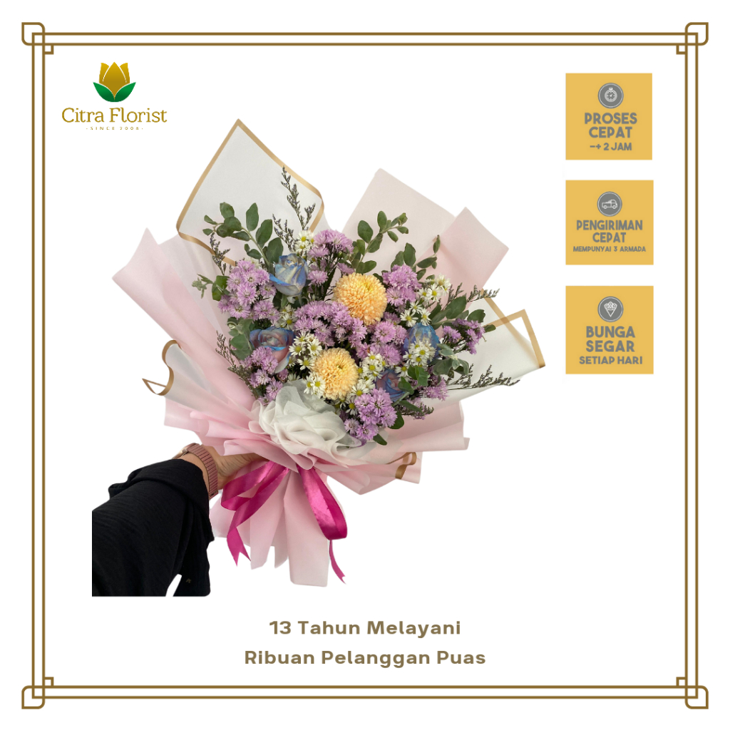 Jual Buket Bunga Fresh Cocok Untuk Kado Valentine / Ulang Tahun ...