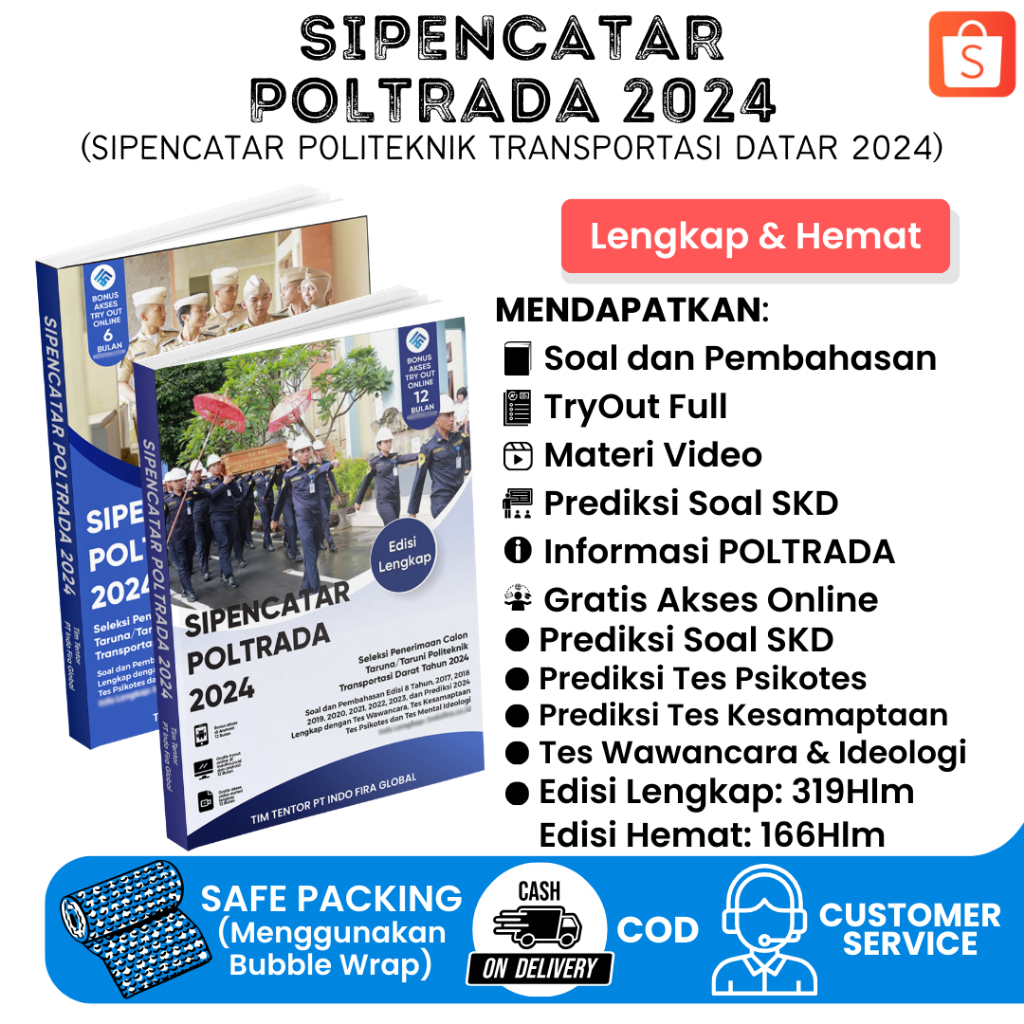 Jual Terbaru SIPENCATAR POLTRADA 2024 (Edisi Lengkap & Edisi Hemat ...