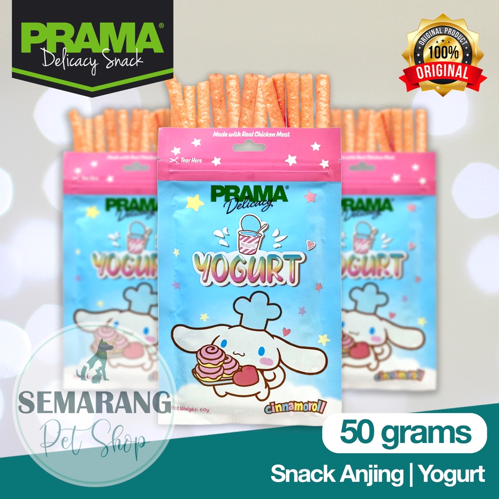Jual Snack Anjing PRAMA Yogurt Cinnamoroll 60gr | Dog Treat/Treats ...